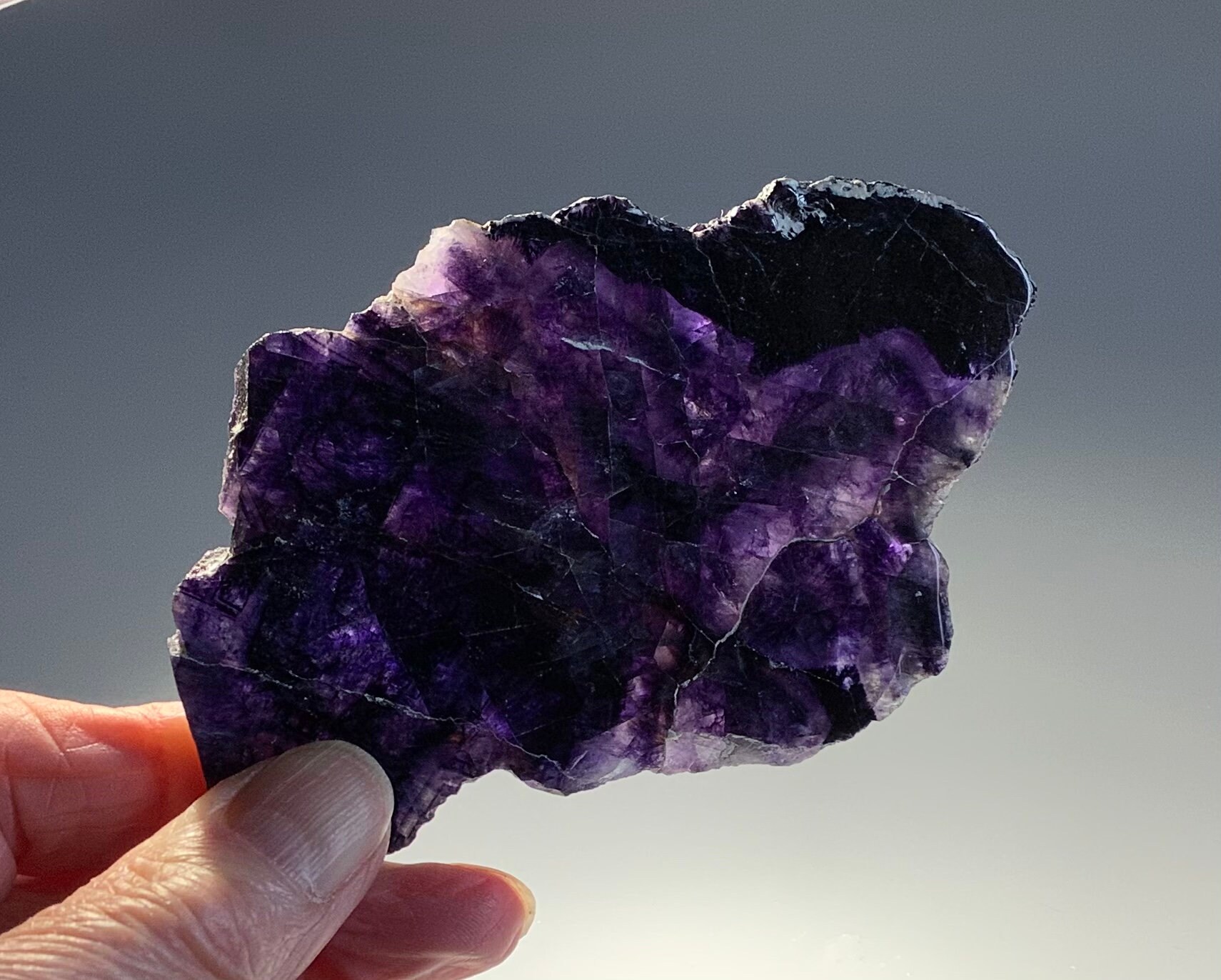 A genuine specimen of rare Blue John Stone from Derbyshire | Etsy