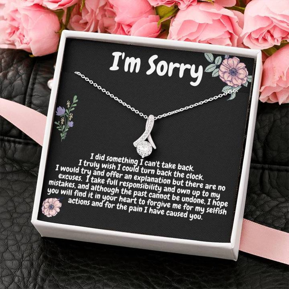 I'm Sorry Gift Sorry Card Apology Gift Sorry Gift Wife | Etsy