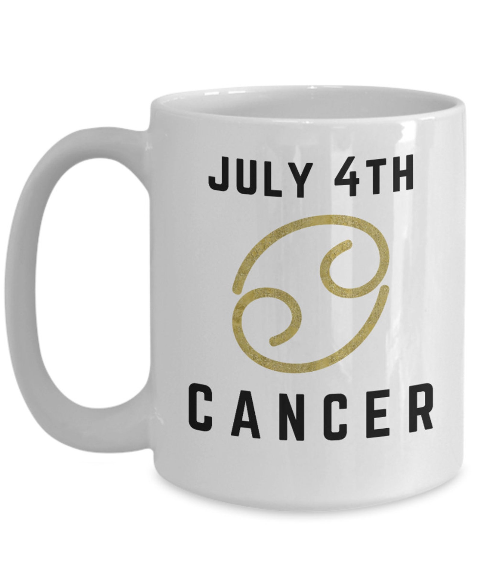 July 4th Cancer Mug Custom Horoscope Birthday July 4th Zodiac - Etsy UK