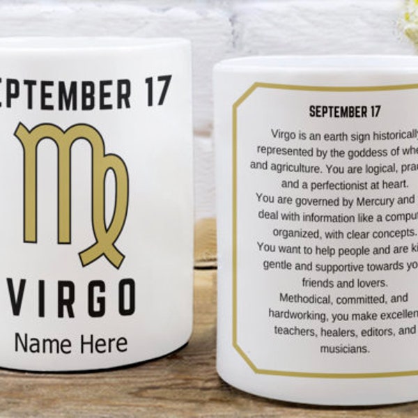 September Zodiac - Etsy