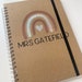 Personalised Rainbow Notebooks | Name | Notepad | Customised | Gift ...
