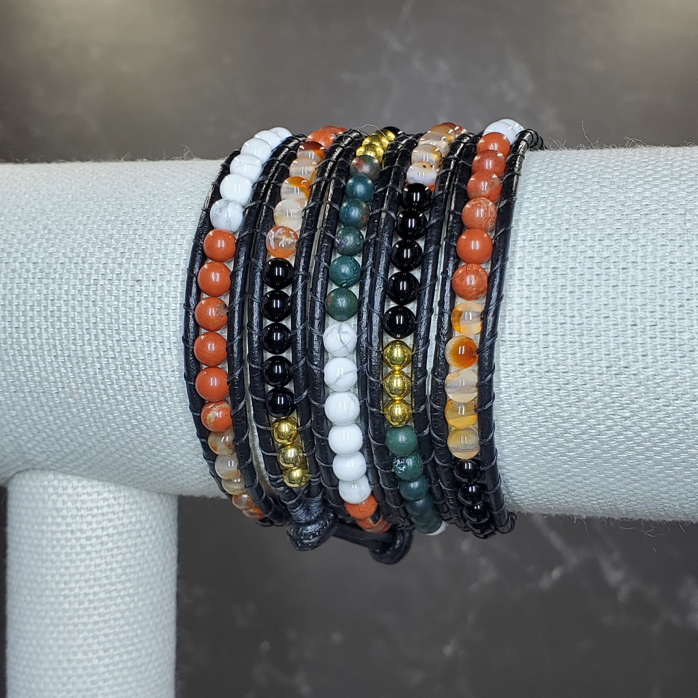 Power Rangers Inspired Fighting Spirit Memorial Beaded Wrap Bracelet ...