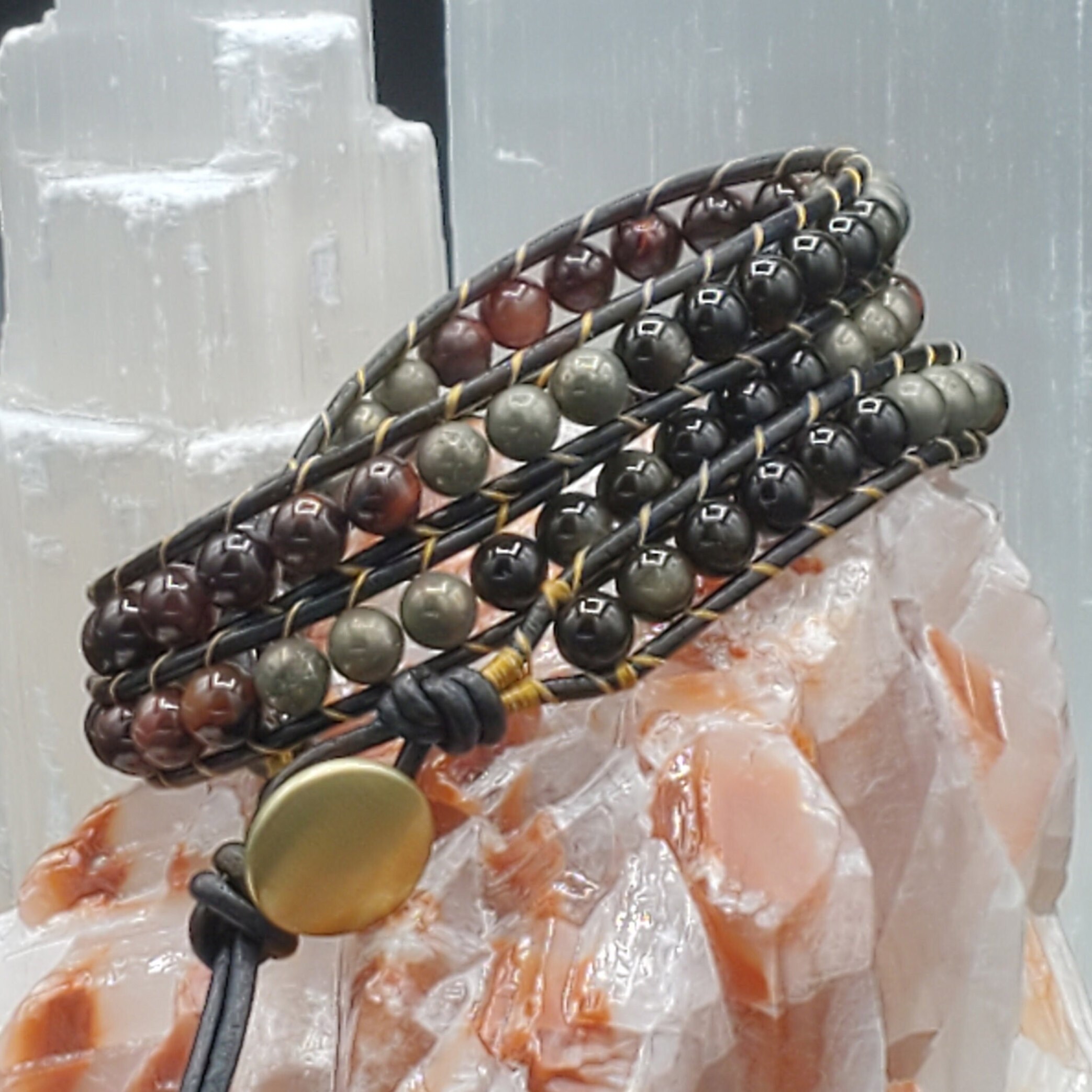 Power Rangers Inspired Beaded Wrap Bracelet Zeo Gold Ranger Jason Lee ...