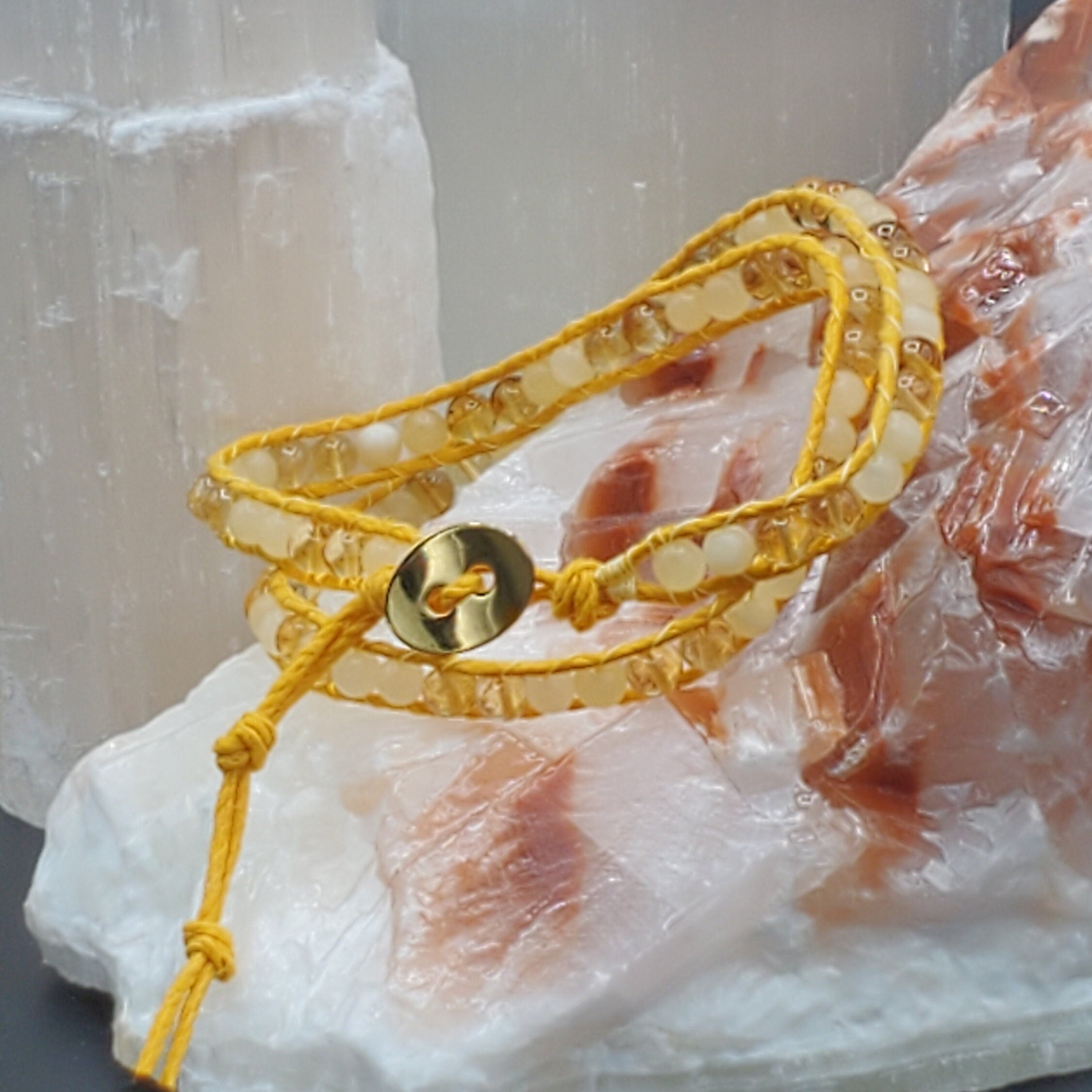 Power Rangers Inspired Beaded Wrap Bracelet Zeo Ranger II 2 Tanya Sloan ...