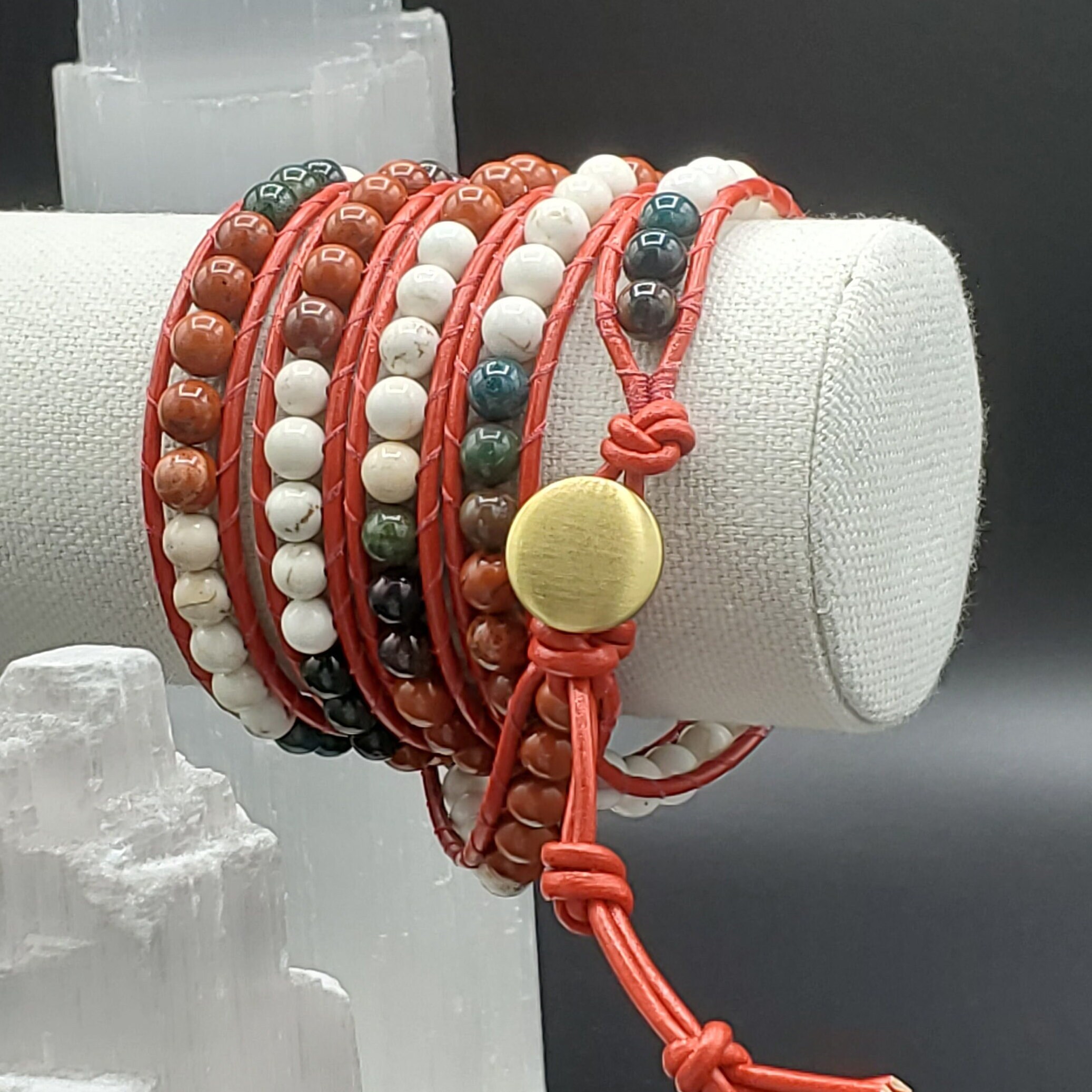 Power Rangers Inspired Beaded Wrap Bracelet Zeo Ranger V 5 Tommy Oliver ...