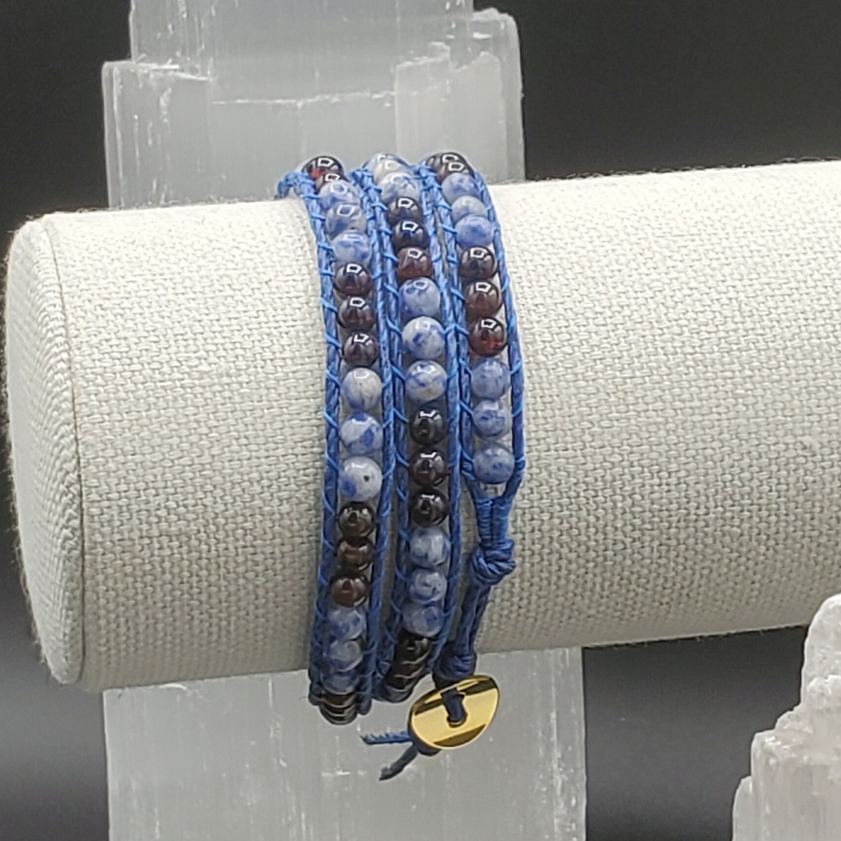 Power Rangers Inspired Beaded Wrap Bracelet Zeo Ranger III 3 Blue Rocky ...