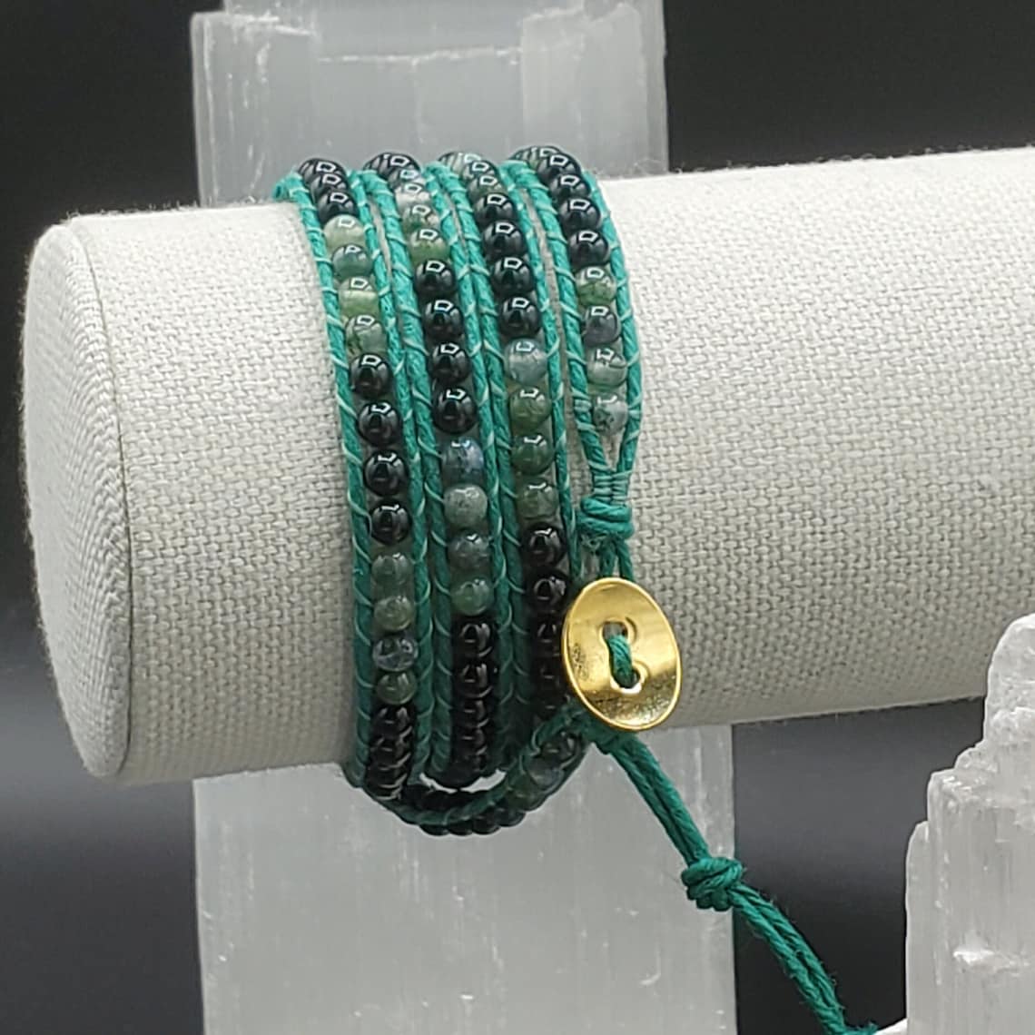 Power Rangers Inspired Beaded Wrap Bracelet Zeo Ranger IV 4 - Etsy