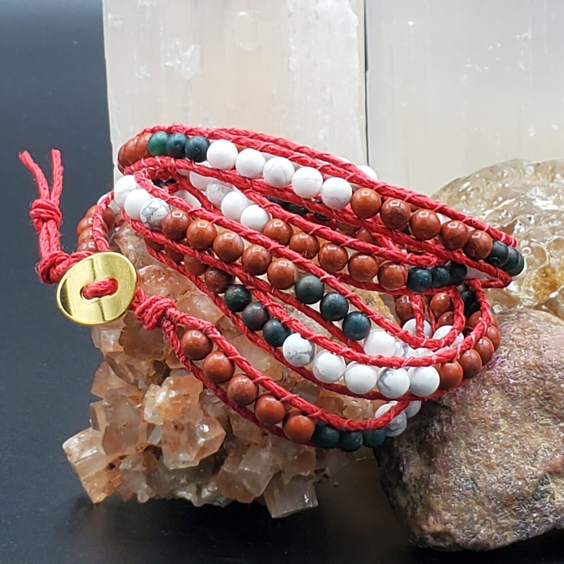 Power Rangers Inspired Beaded Wrap Bracelet Zeo Ranger V 5 - Etsy