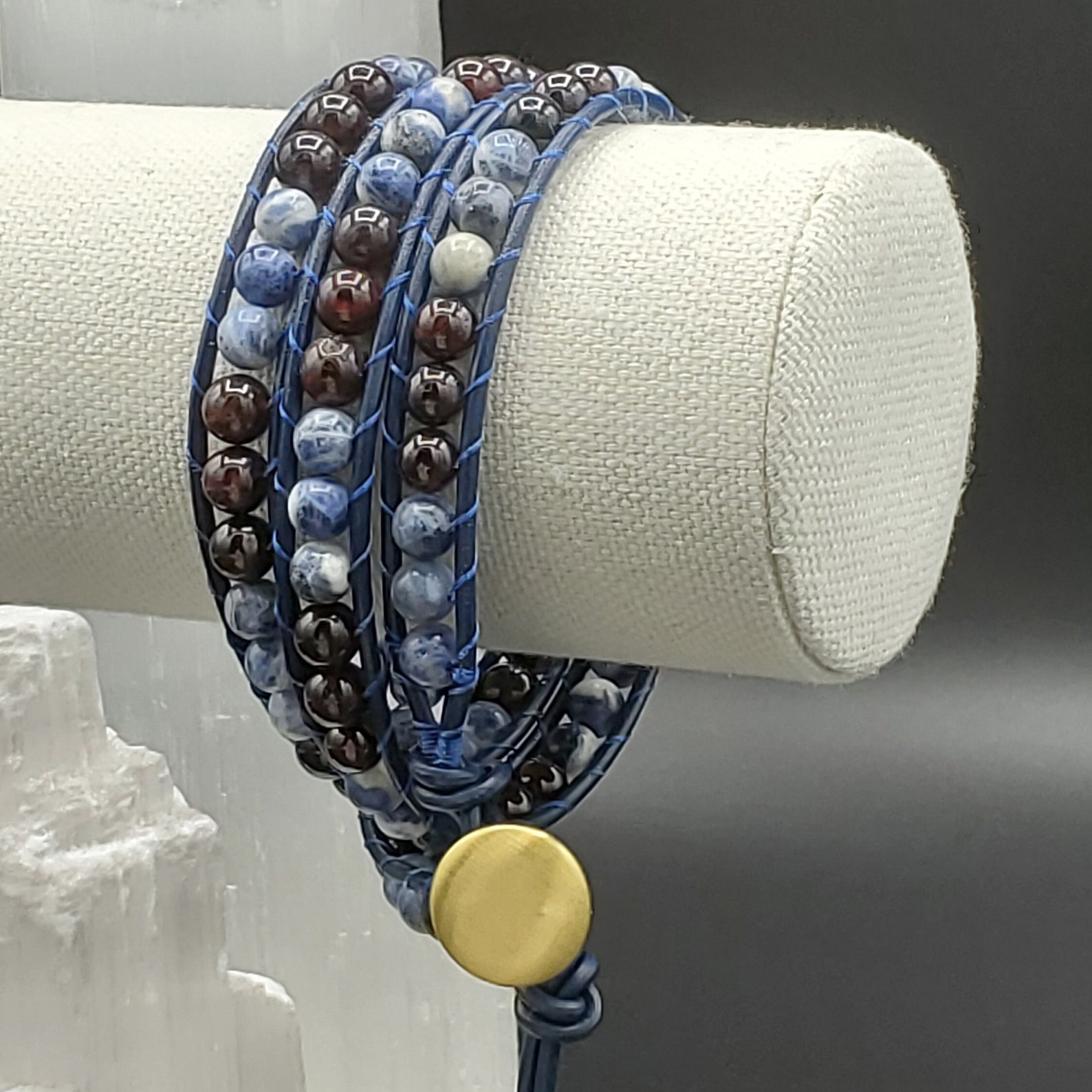 Power Rangers Inspired Beaded Wrap Bracelet Zeo Ranger III 3 Blue Rocky ...