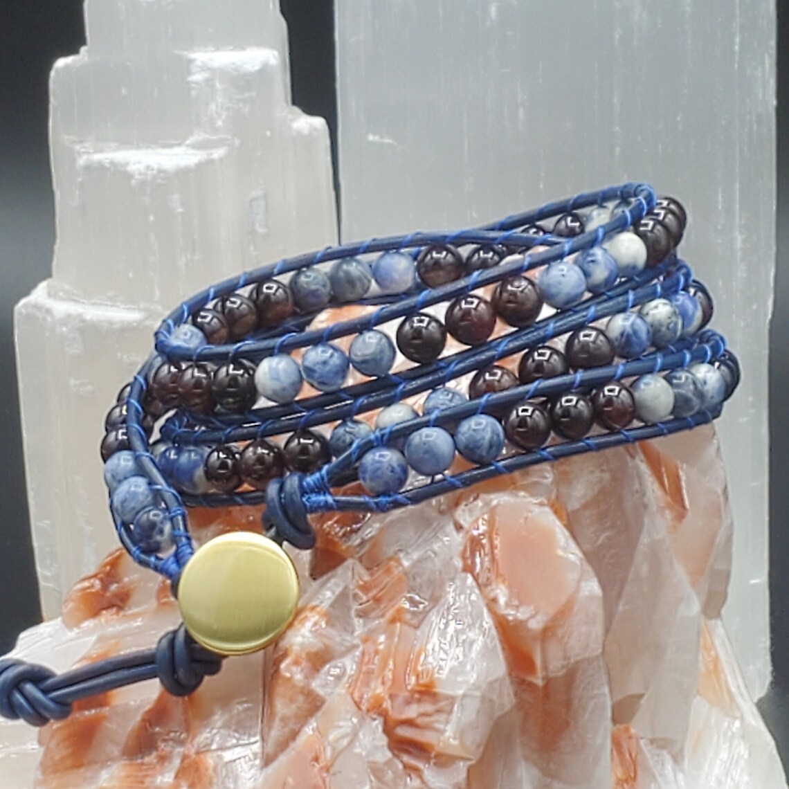 Power Rangers Inspired Beaded Wrap Bracelet Zeo Ranger III 3 Blue Rocky ...