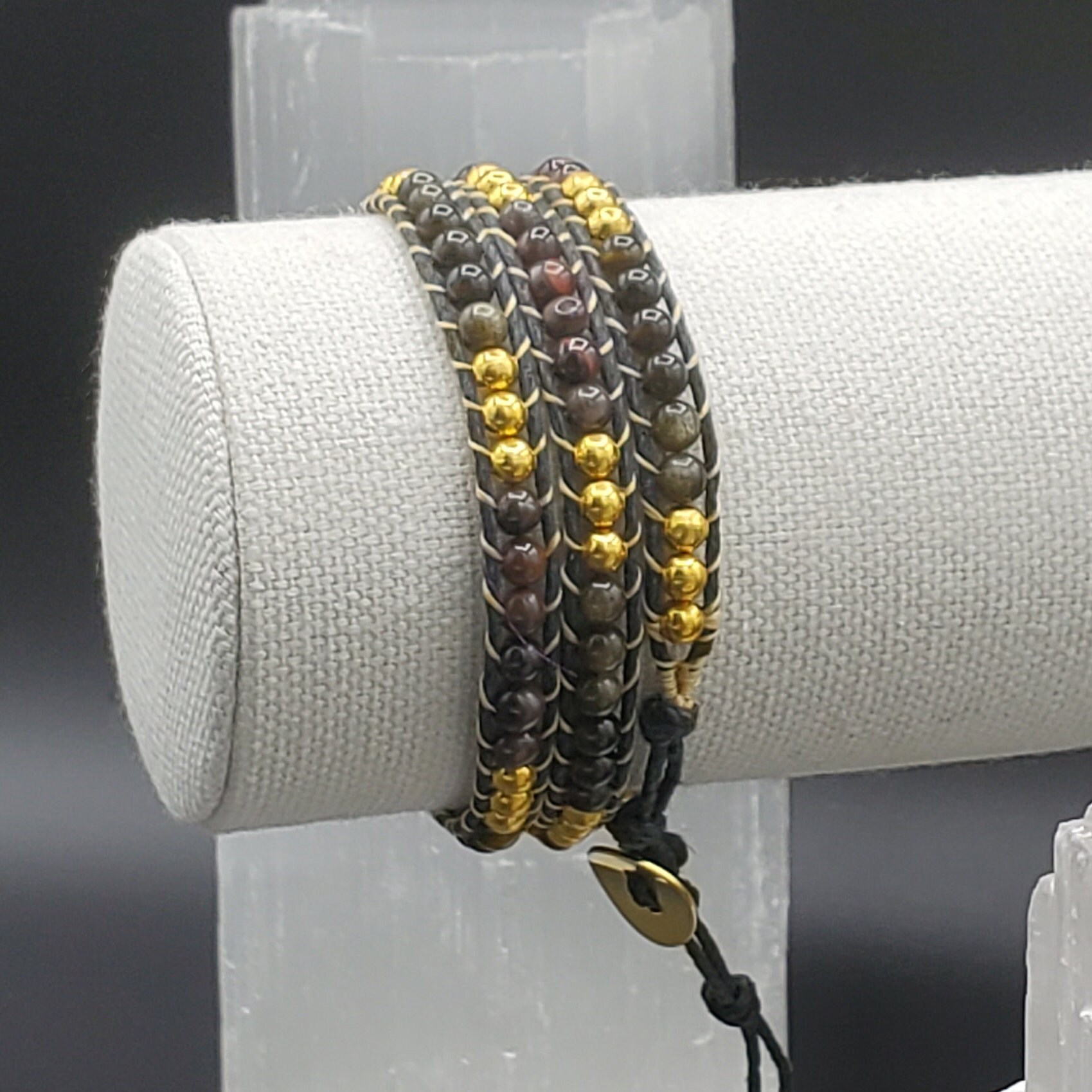 Power Rangers Inspired Beaded Wrap Bracelet Zeo Gold Ranger Jason Lee ...