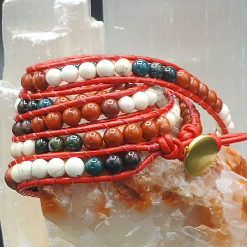 Power Rangers Inspired Beaded Wrap Bracelet Zeo Ranger V 5 Tommy Oliver ...