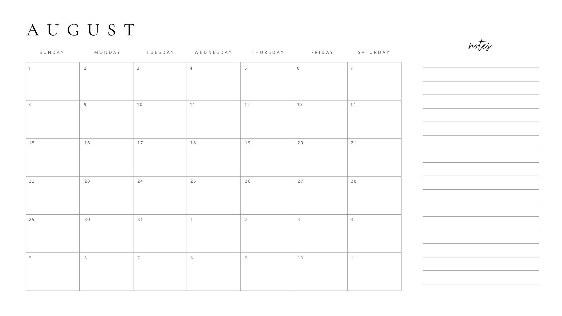 Editable Monthly Calendar, Back to School, Teacher Calendar, Fill in ...