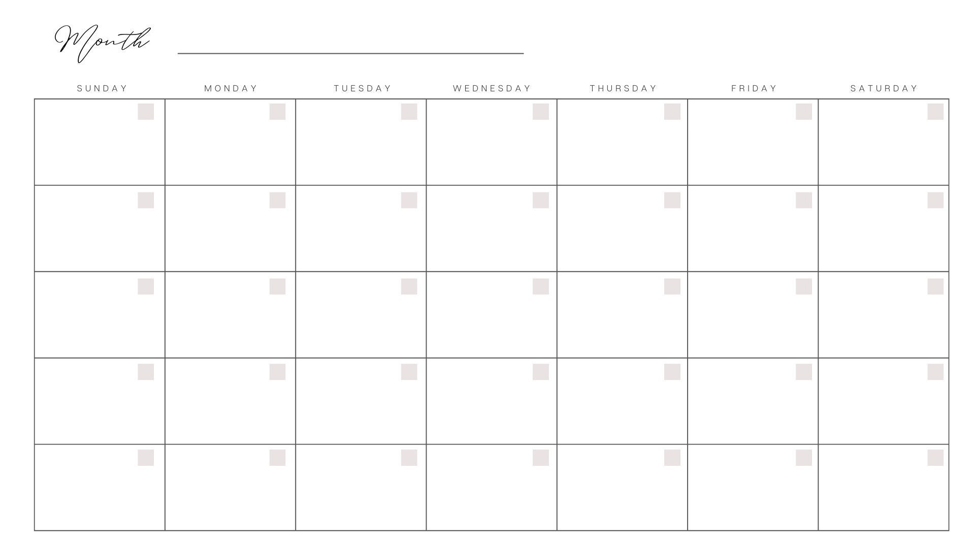 Editable Monthly Calendar, Back to School, Teacher Calendar, Fill in ...