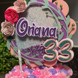 Sweet Cake Topper, Flowers Cake Topper, Spring Caake Topper, Rose Cake ...
