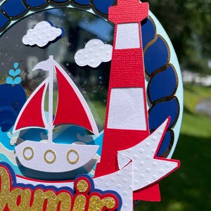 Nautical Cake Topper, Sailor Party Decoration - Etsy