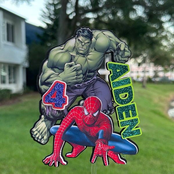Hulk Cake Topper - Etsy
