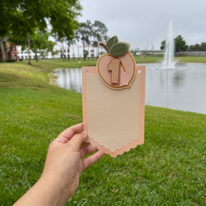 Peach Birthday Banner- One Peach-peach Party - Etsy