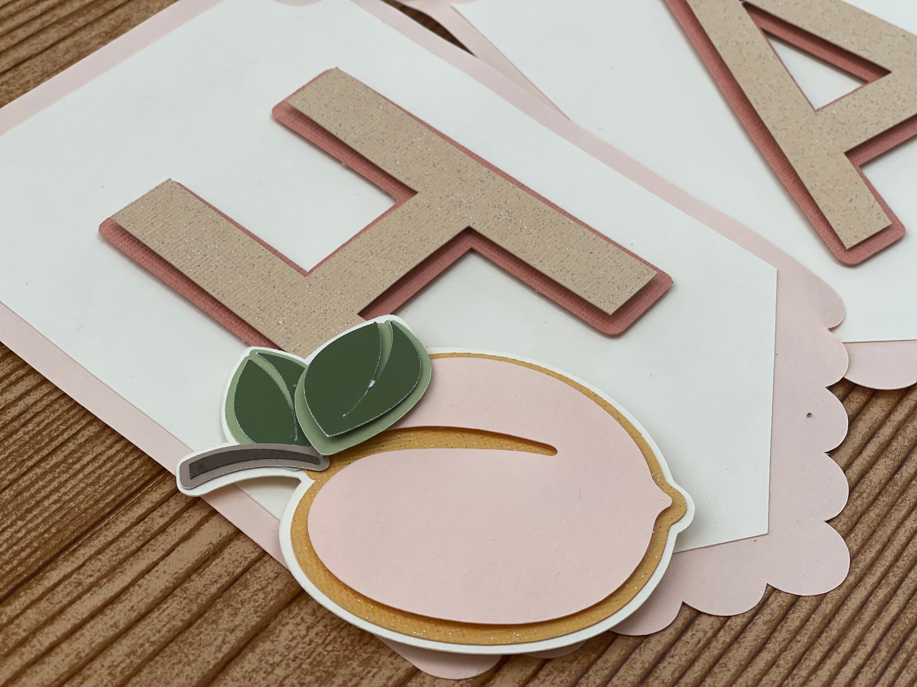 Peach Birthday Banner- One Peach-peach Party - Etsy