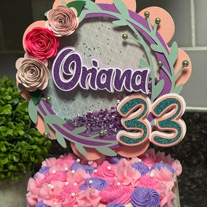 Sweet Cake Topper, Flowers Cake Topper, Spring Caake Topper, Rose Cake ...