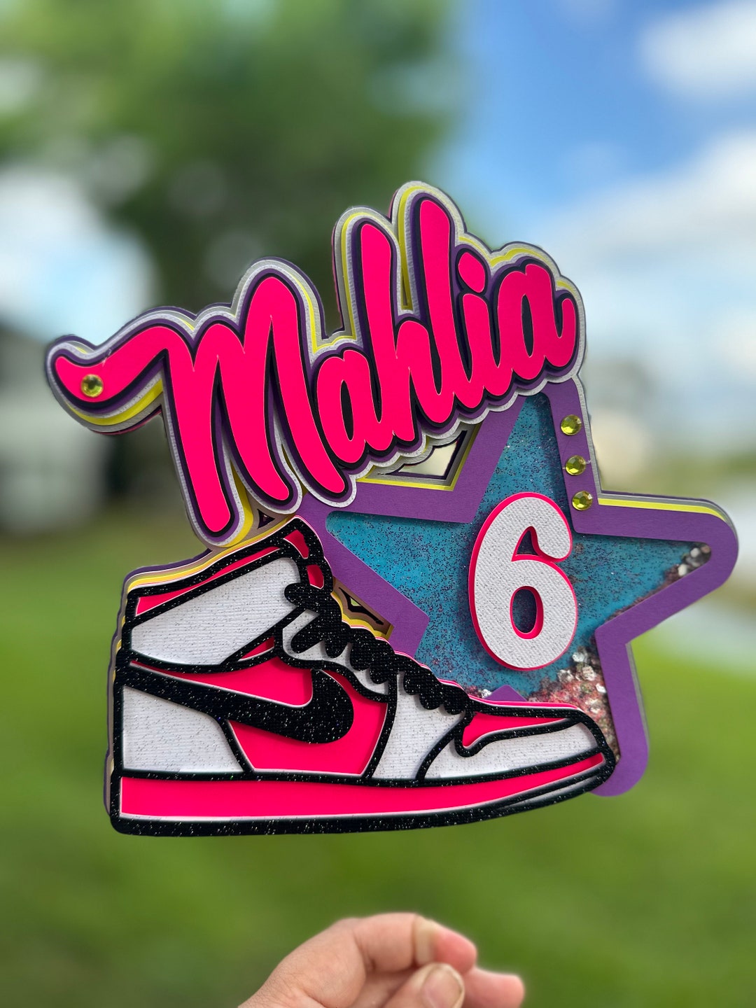 Sneaker Cake Topper, Jordan Topper, Jordan Cake Topper - Etsy