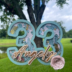 Caketopper Birthday, Caketopper 33, Woman Decoration, Woman Birthday ...