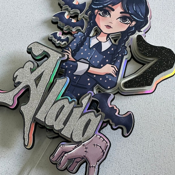 Wednesday Cake Topper - Etsy Canada