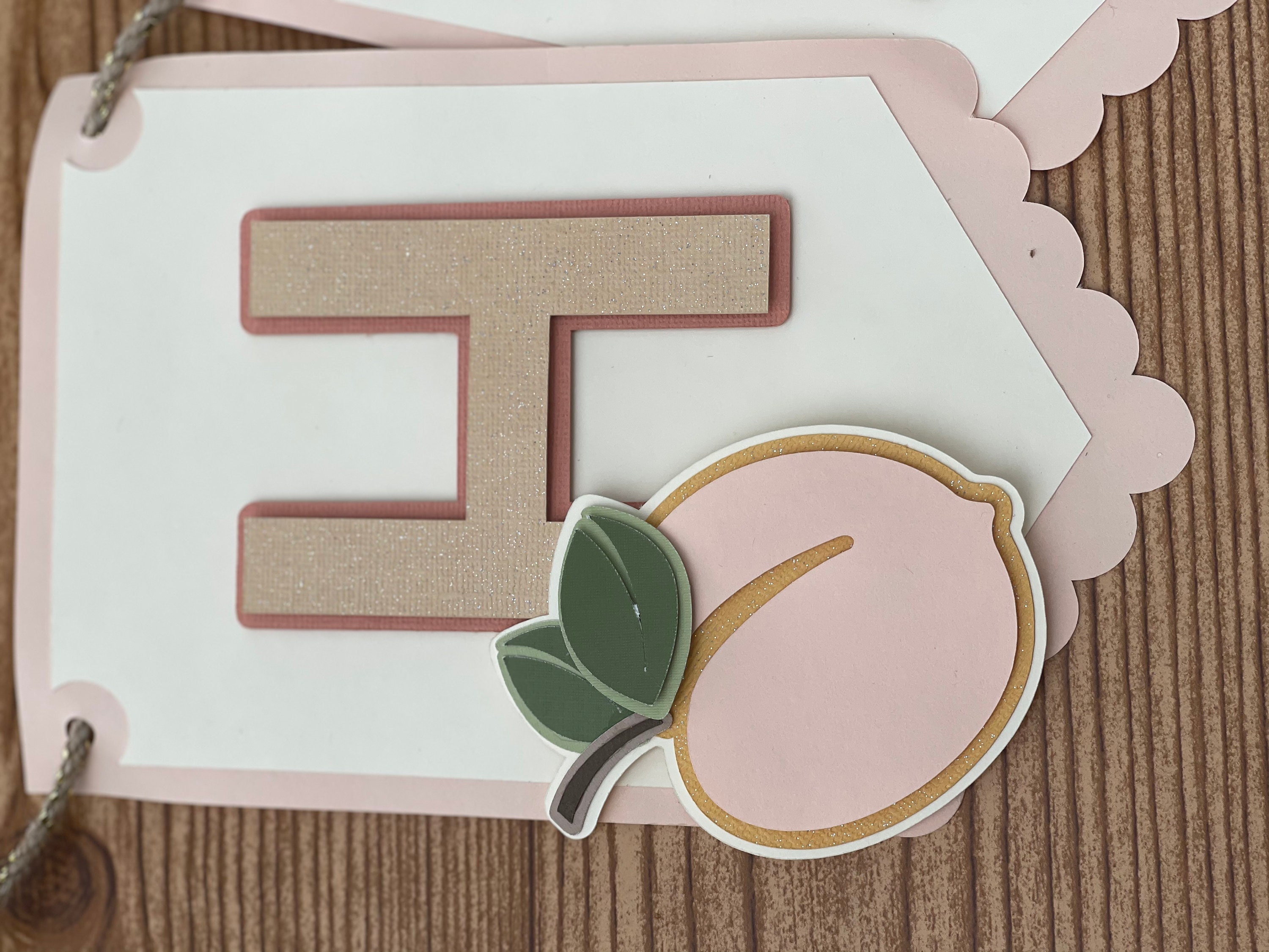 Peach Birthday Banner- One Peach-peach Party - Etsy