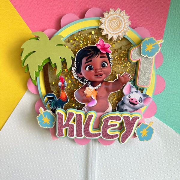 Moana Cake Topper - Etsy