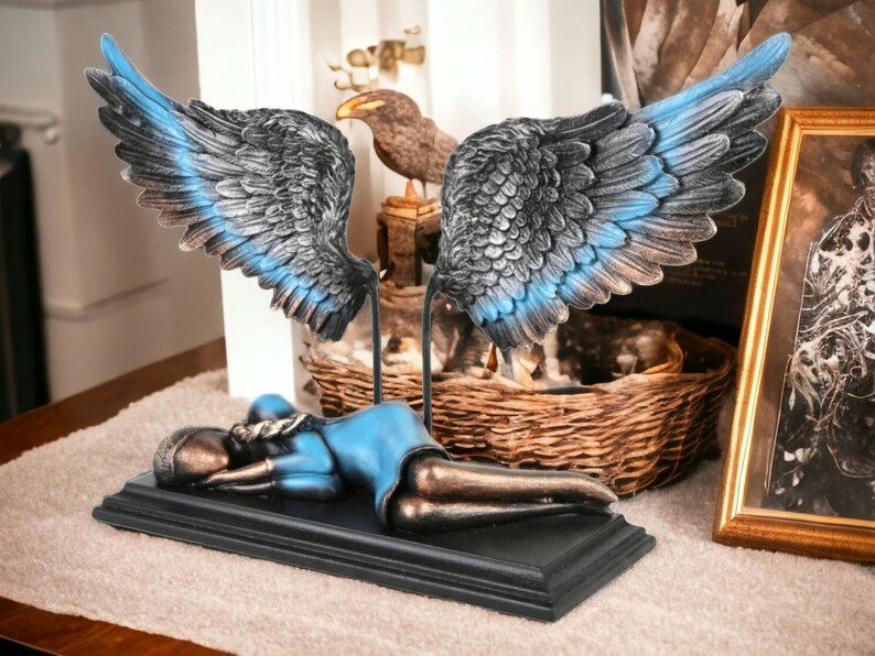 Beautiful Woman Sleeping Angel Wing Vintage Angel Wings - Etsy