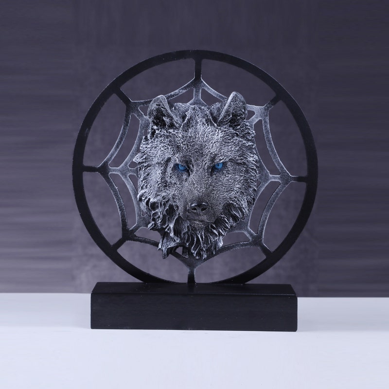 Wolf Sculpture - Etsy