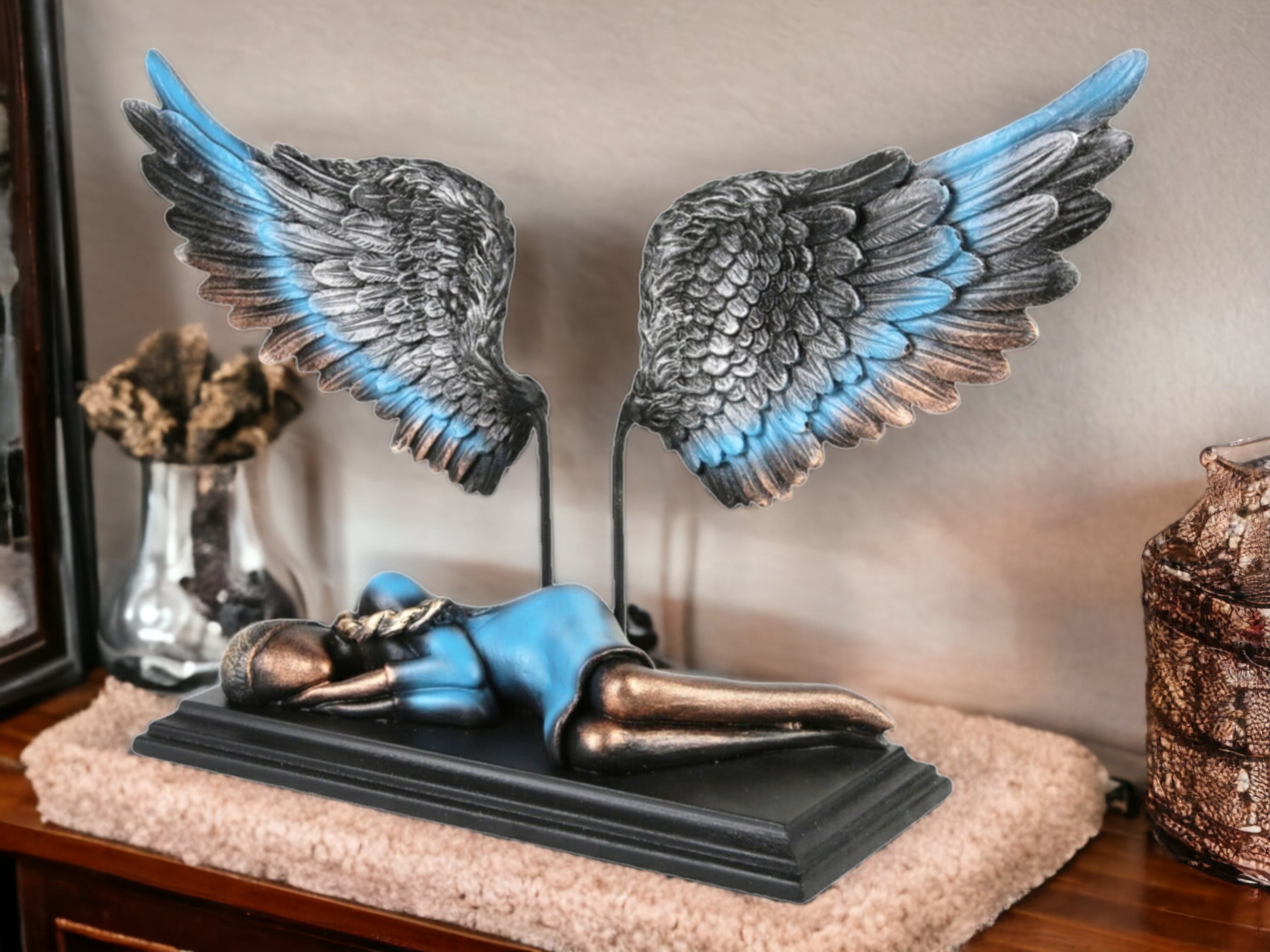 Beautiful Woman Sleeping Angel Wing Vintage Angel Wings - Etsy