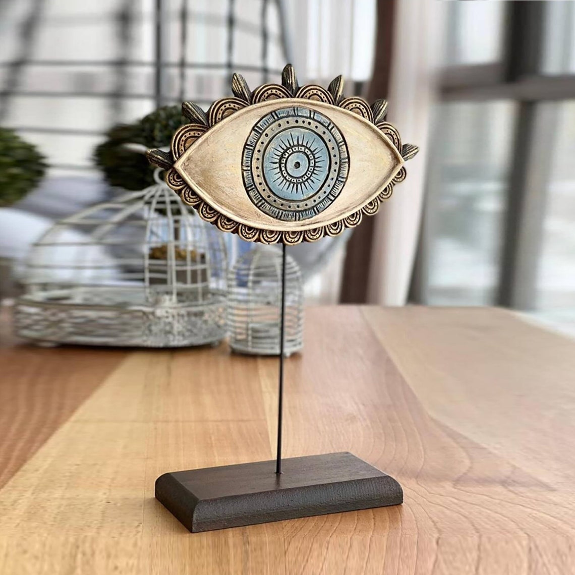 Handmade Evil Eye Home & Office Desktop Decor Handmade - Etsy