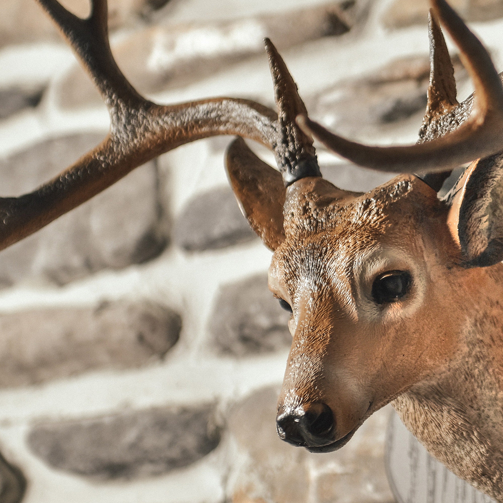 Deer Head Statue Wall Decor Sculpture Deer Antlers Jewelry - Etsy