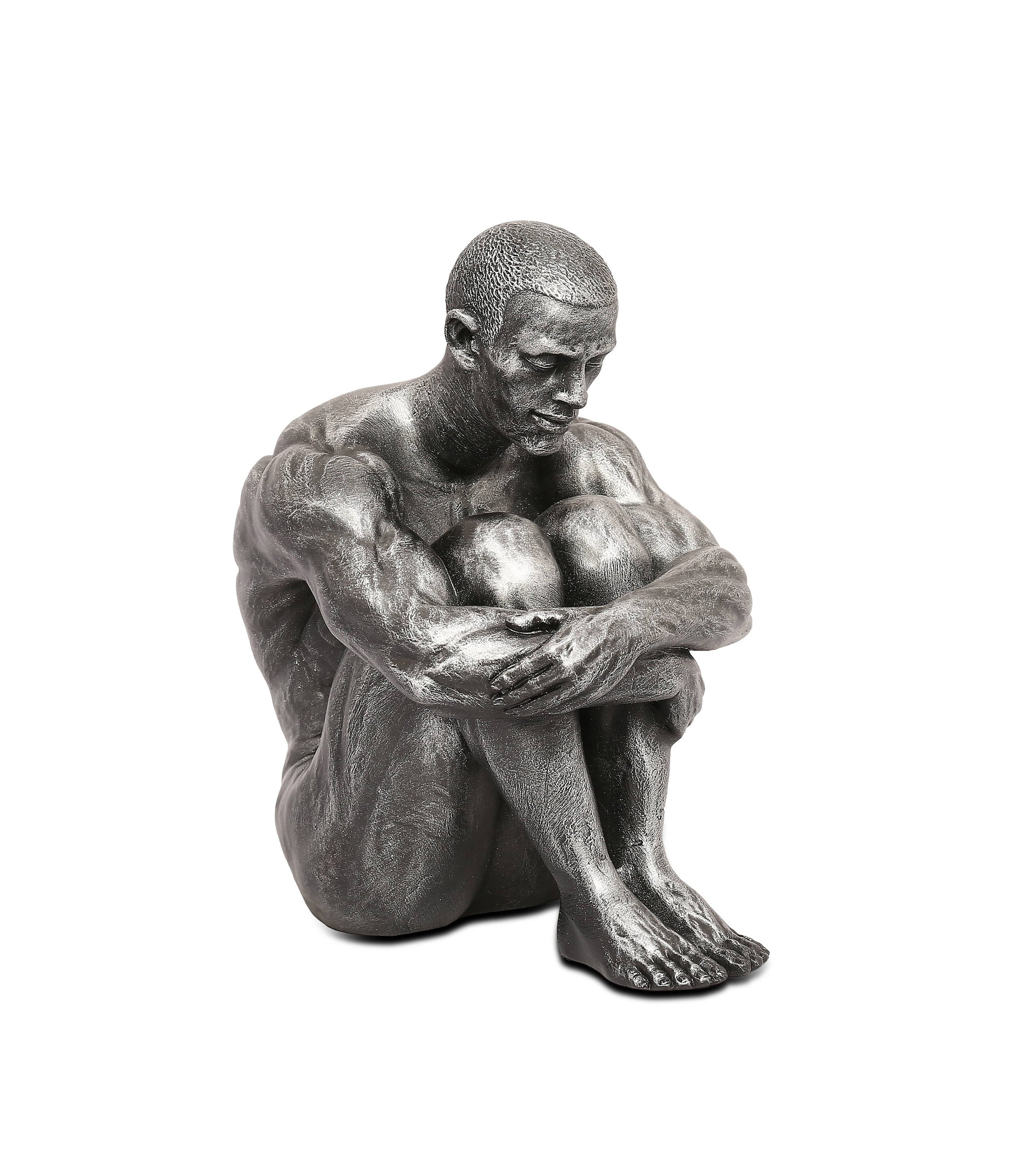 Thinking Man Statue Drawing