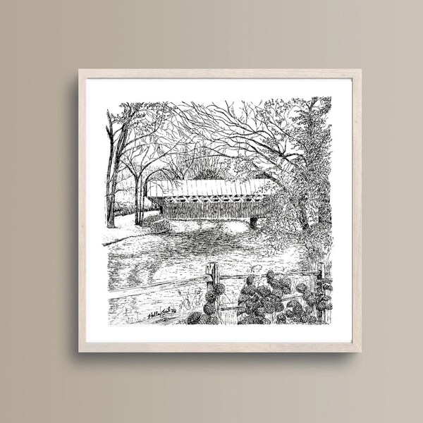 Ink Drawing Print - Etsy