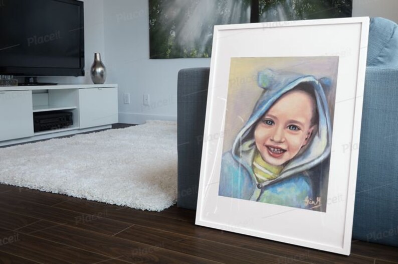 Portrait Painting Custom From Photo, Oil Paints Canvas, Commission ...