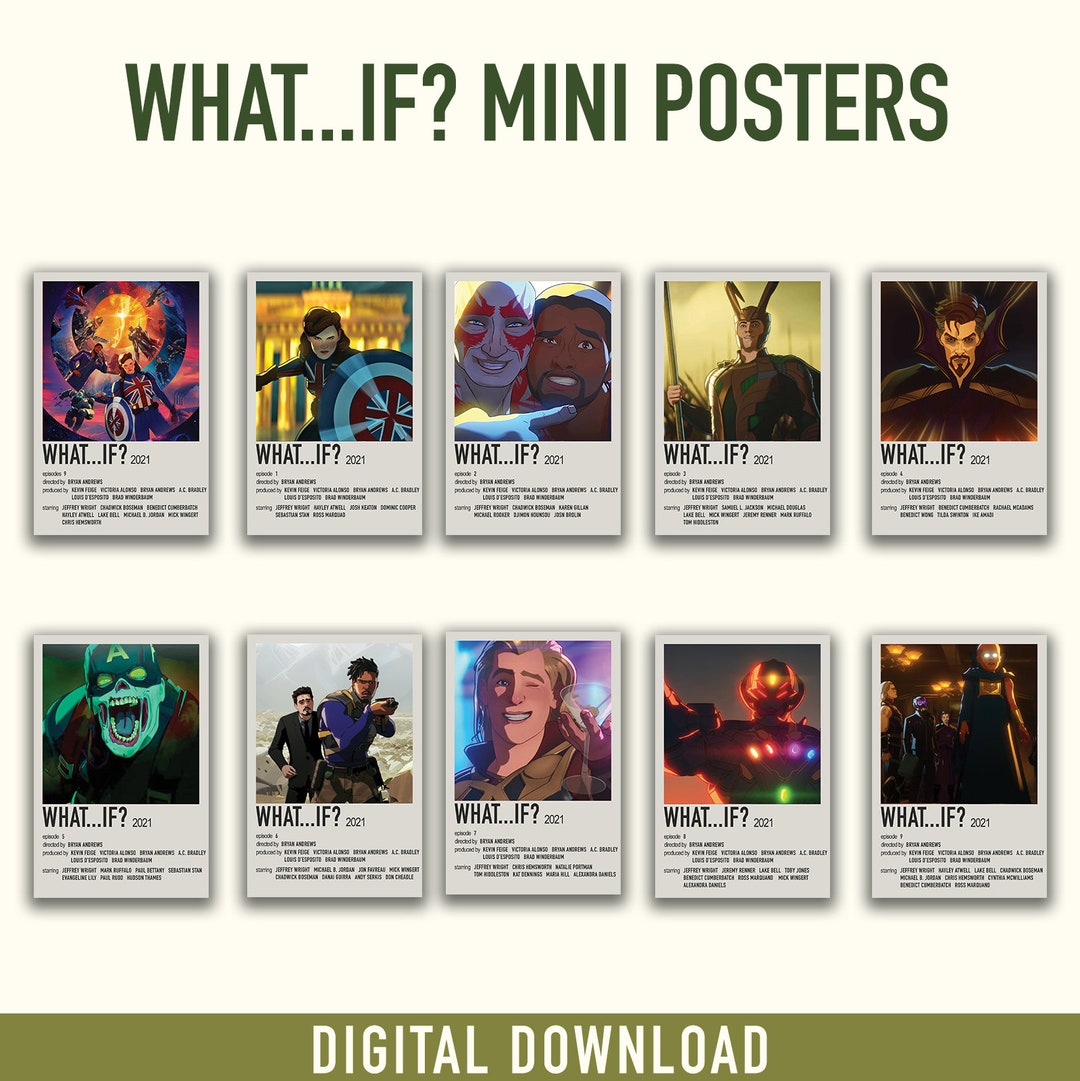 What If...? Mini Posters | Digital Download - Etsy