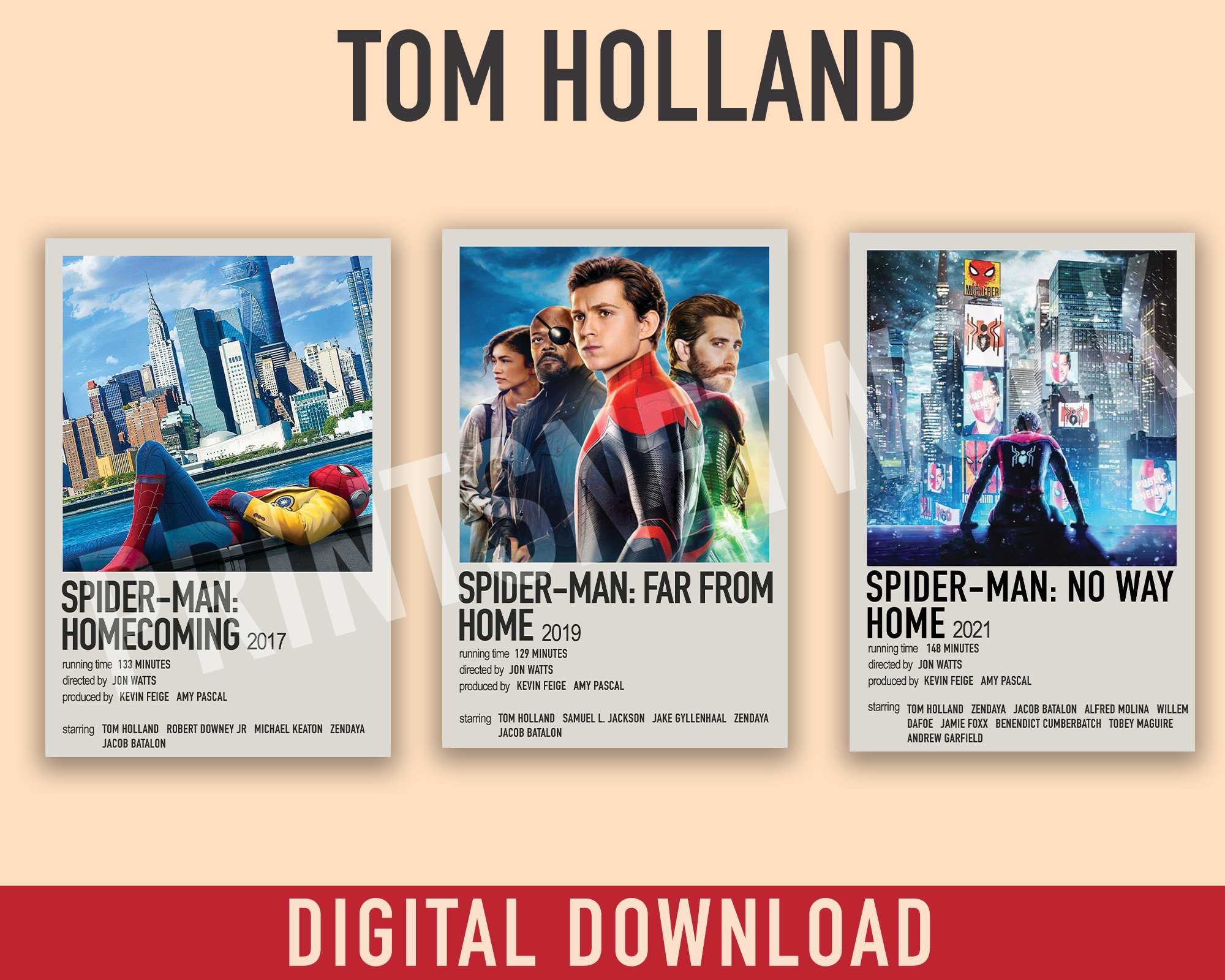 Spider-man Mini Posters - Etsy