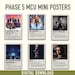 70 Pack MCU Character Mini Posters Digital Download - Etsy