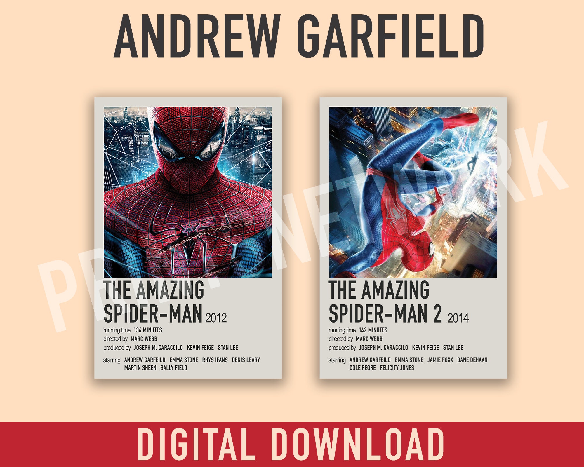 Spider-man Mini Posters - Etsy