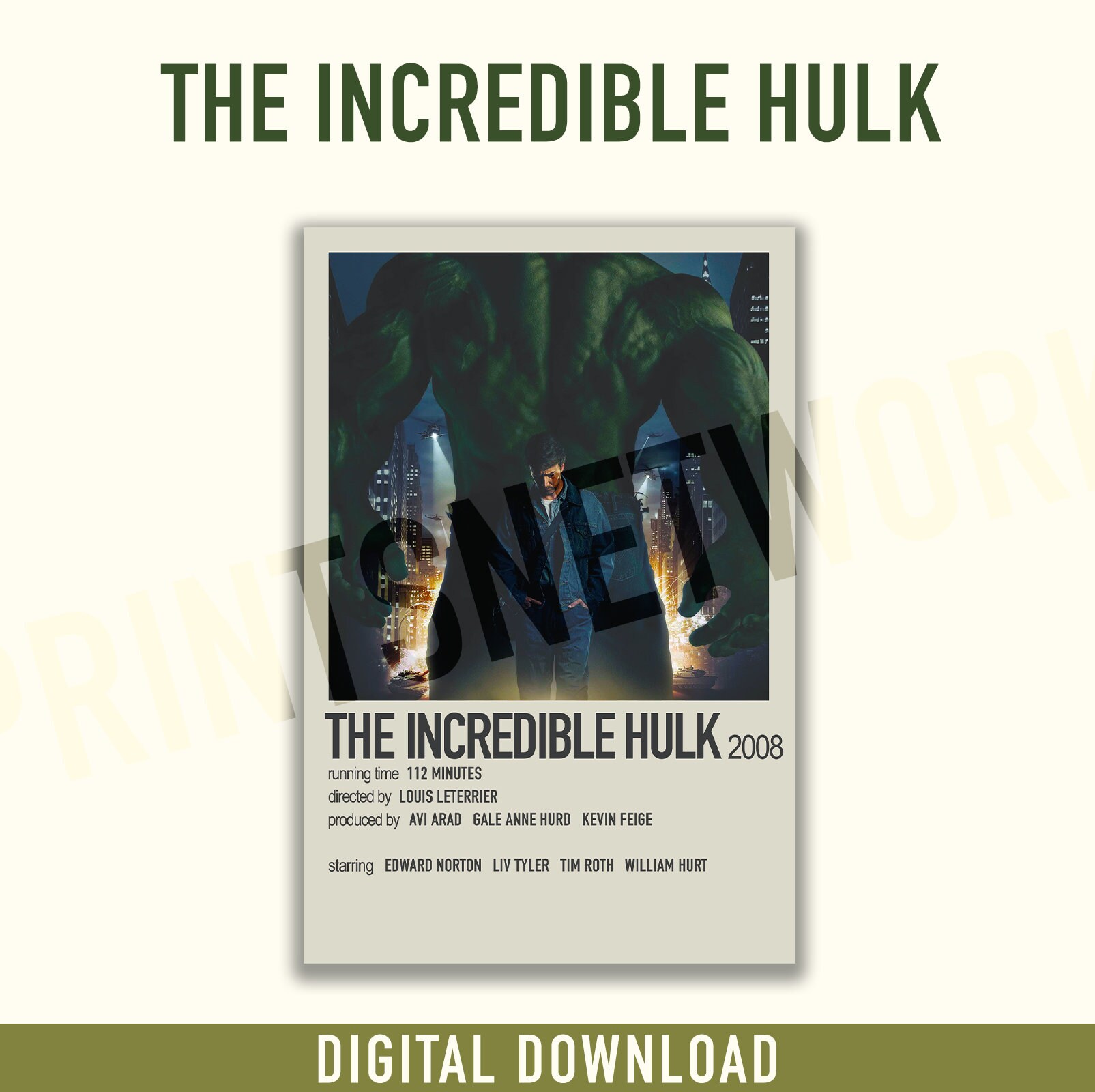 Phase 1 MCU Mini Posters | Digital Download - Etsy