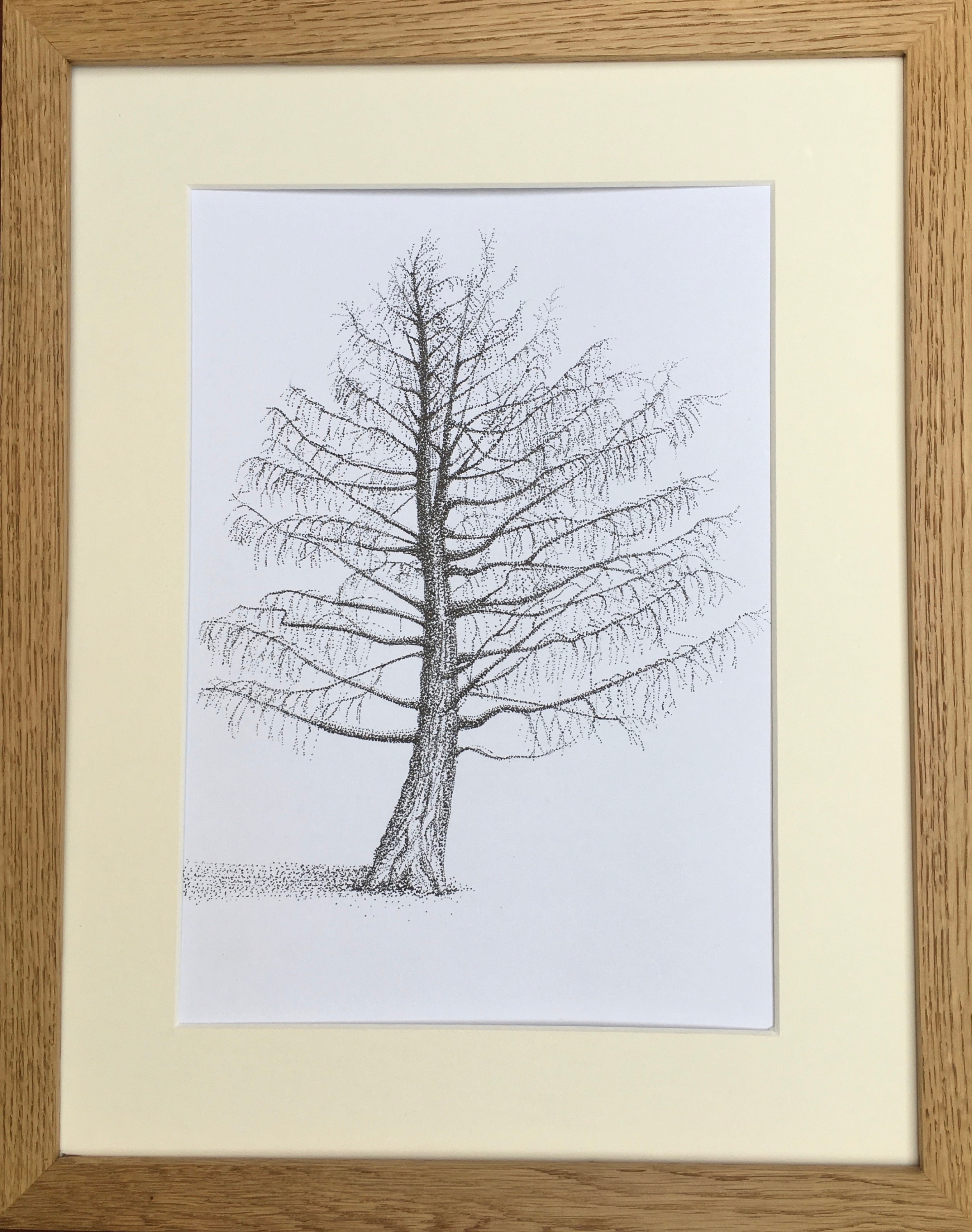 Tree Drawing Art Print - Etsy