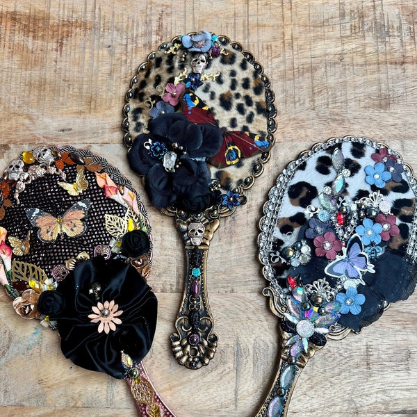 Hand Held Mirror - Etsy