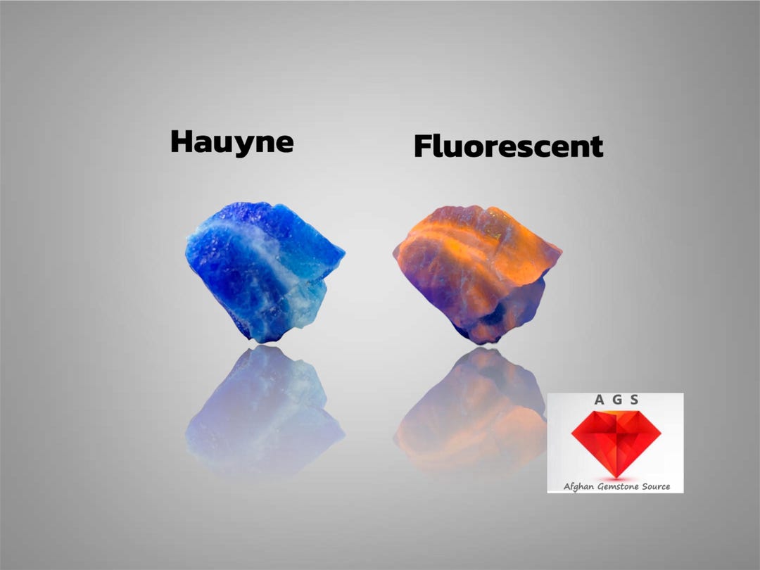 Most Rare 6.60 Ct Blue Hauyne Specimen From Badakhshan, Afghanistan - Etsy