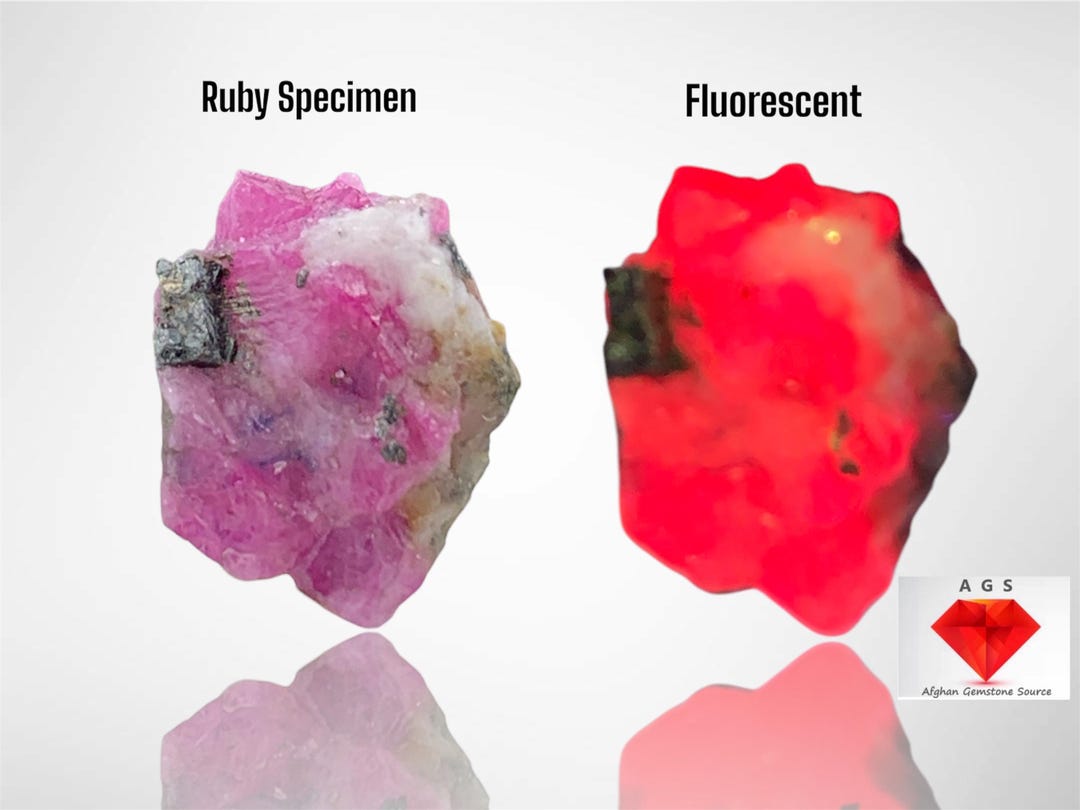 6.10ct Afghan Ruby Specimen – Natural Red Crystal in Compact Form ...