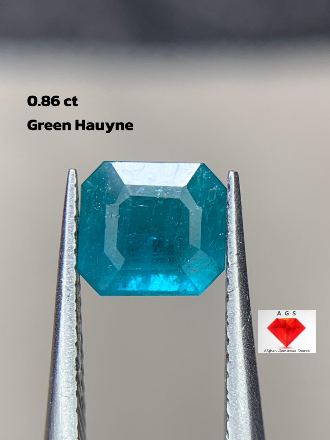 0.86ct Green Hauyne Gemstone: Rare Crystal Clarity - Etsy