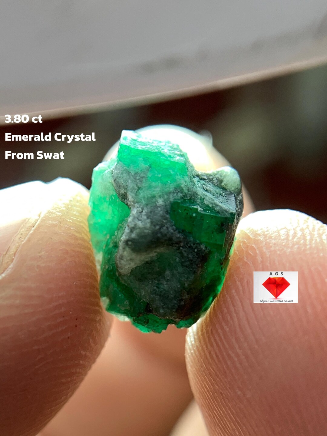 The Allure of a 3.80 Ct Emerald Crystal From Swat - Etsy