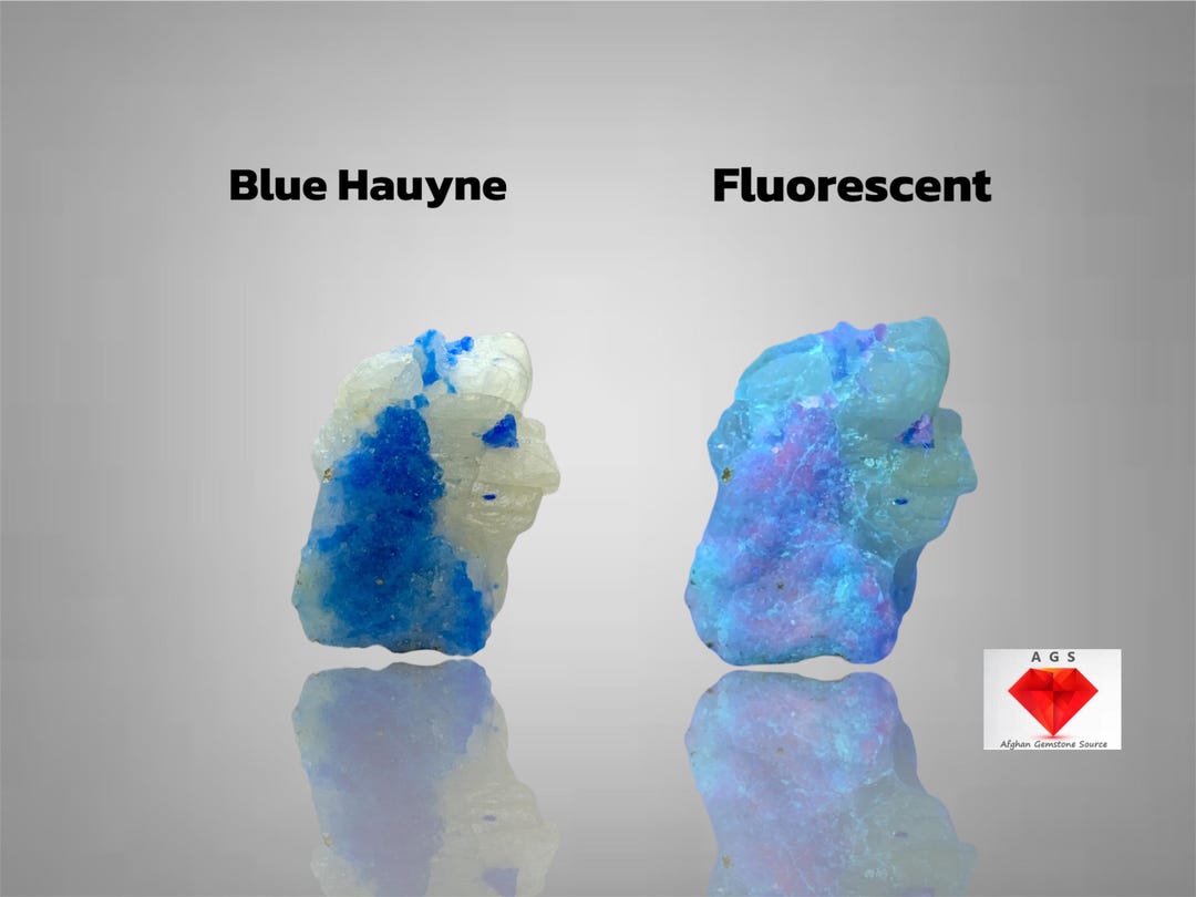 11.45 Ct Most Rare Blue Hauyne Specimen From Badakhshan, Afghanistan - Etsy