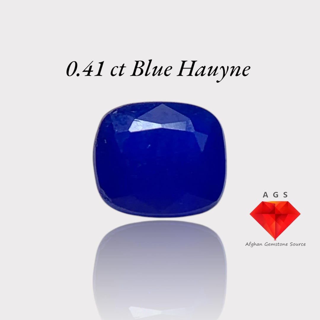 Rare 0.12 Carat Blue Hauyne – From the Heart of Afghanistan - Etsy